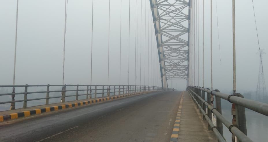 Kondisi Jembatan Muara Sabak Masih Aman