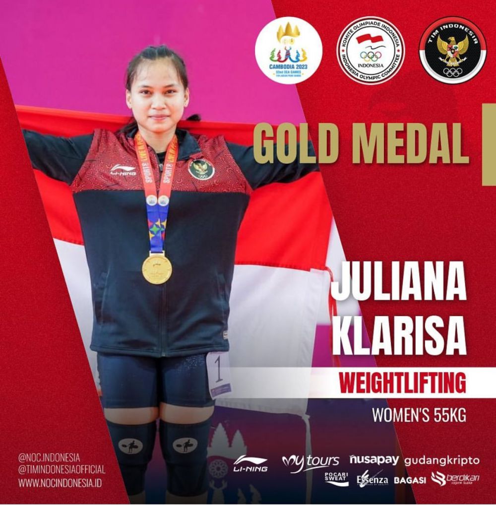 KEREN! Atlet Asal Provinsi Jambi Sumbang Emas di SEA Games 2023